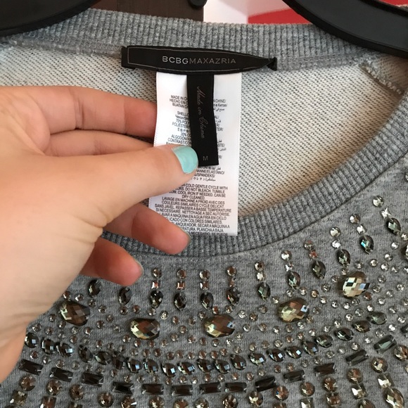 BCBGMaxAzria | Sweaters | Bcbg Jeweled Sweater | Poshmark